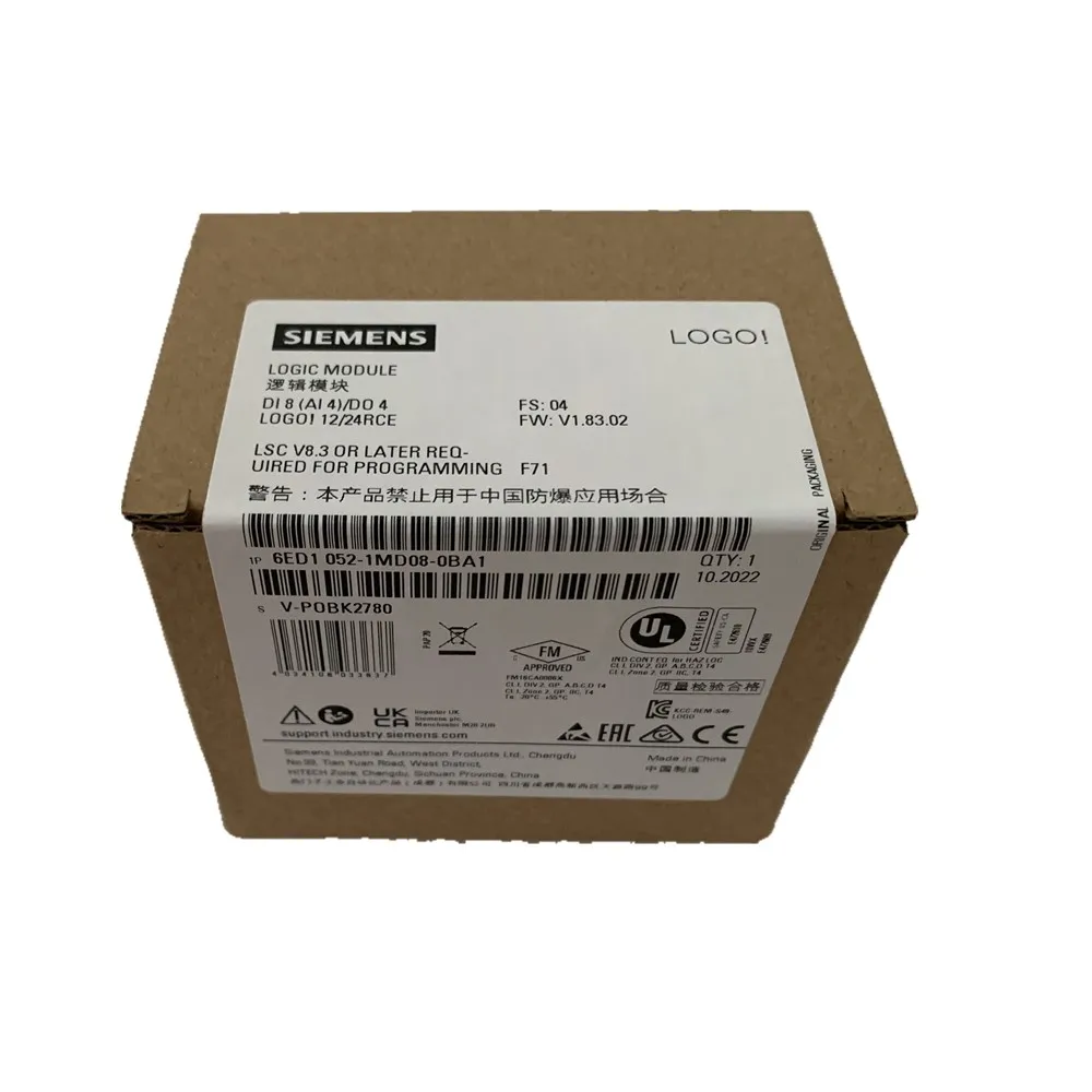 100 New Original Logic Module Logo Plc 6ed1052 1md08 0ba1 For Siemens Buy 6ed1052 1md08 0ba1 