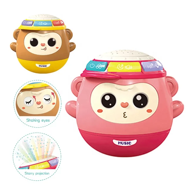 Educational Colorful Monkey Roly Poy Set Animal Tumbler Toy| Alibaba.com