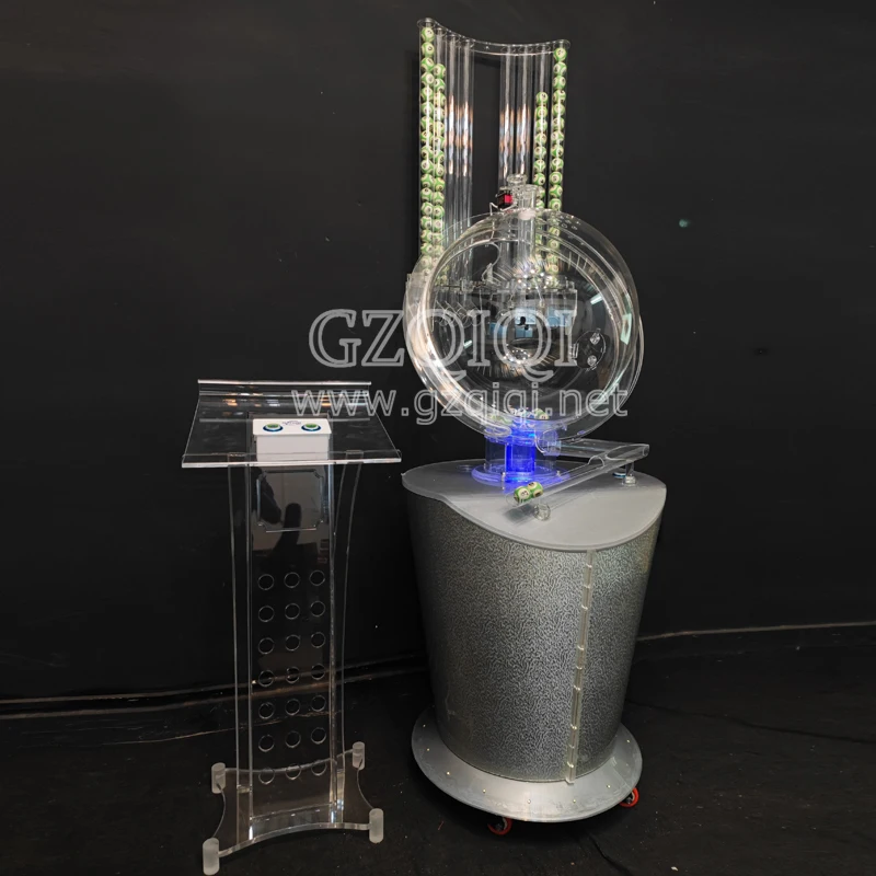 Air Blown Lottery Drawing Machine for 3D 4D 5D 6D Lotto Games