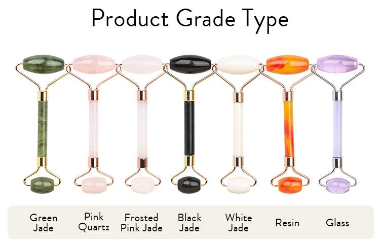 Facial Skin Care Tools Face Massager Xiuyan Jade Roller Set Custom Jade ...