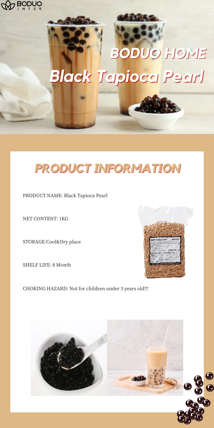 China Black Tapioca Pearls Tapioca Boba Pearls Tapioca Ball| Alibaba.com
