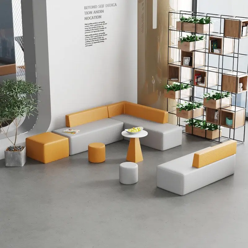 Elegant Modern Design Reception Sofa Modular Waiting Room Lounge Office ...