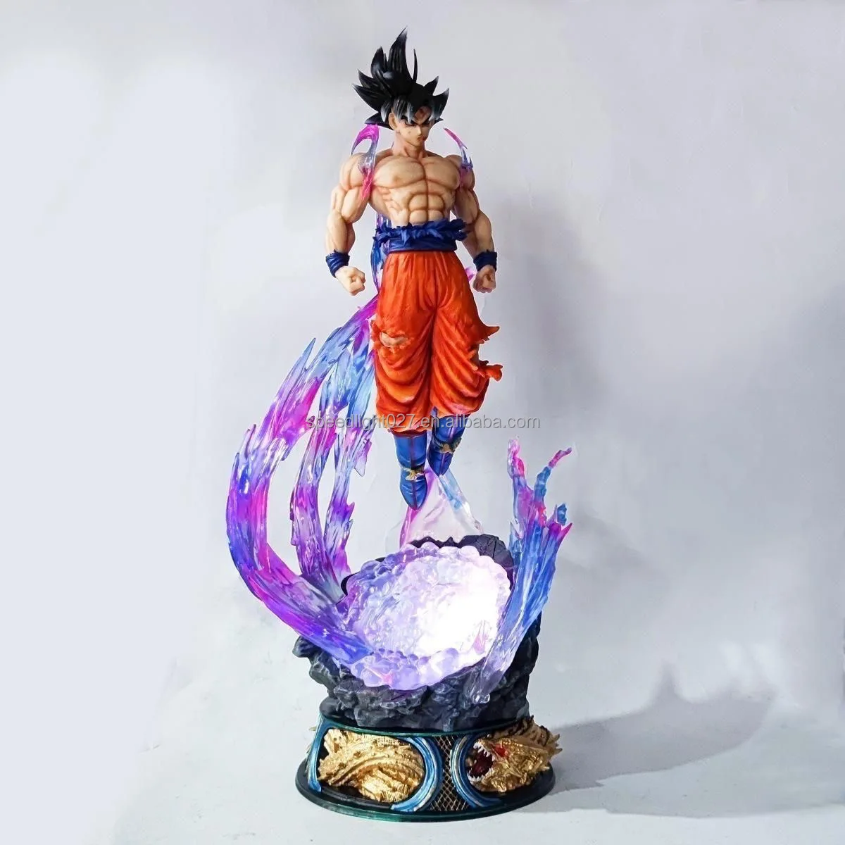 53cm High Quality Custom Gk Ultra Instinct Goku Migatte No Gokui Anime ...