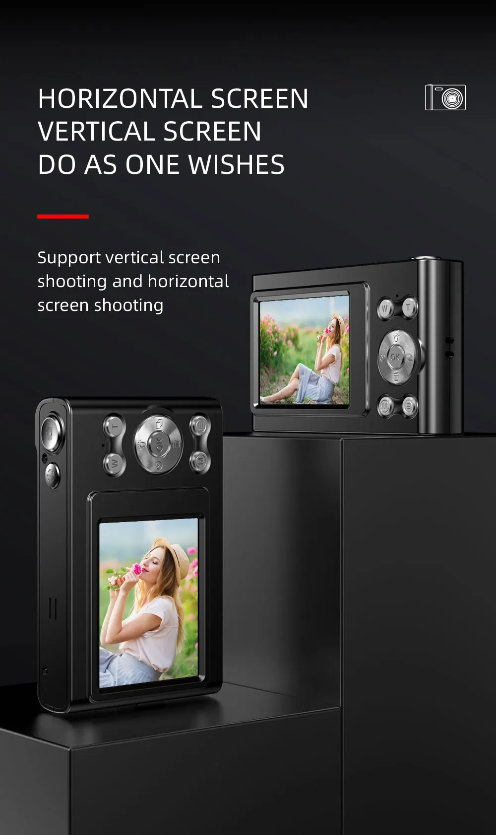 New Arrival Portable Digital Cameras Dslr 2.4 Inch Ips Hd 48mp 4k Vlog ...