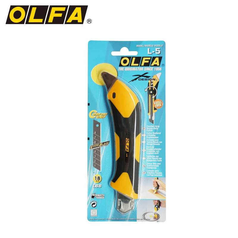 Olfa 18mm Heavy-duty Utility Knife L-5 Cutter - Buy Olfa L-5,L5-al,Depth Utility Knife La-x ...