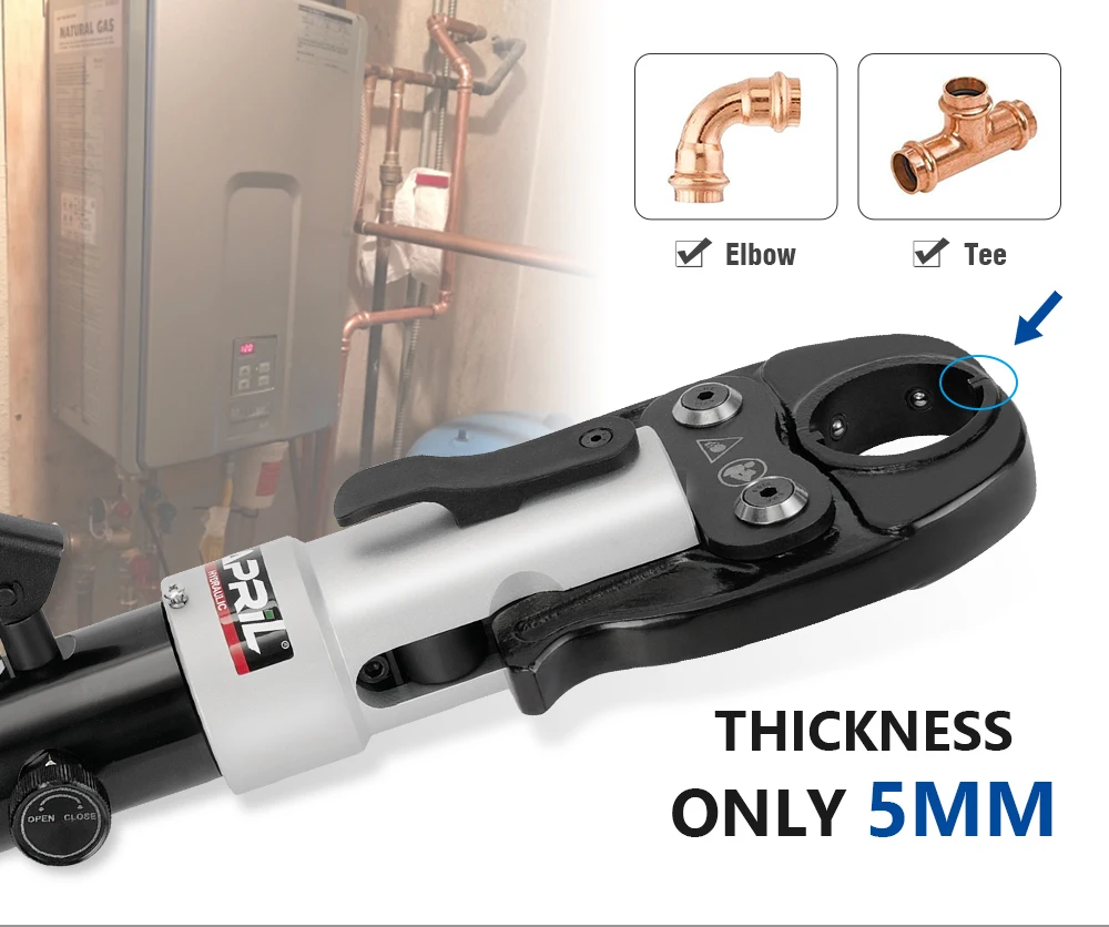 Copper Tube Fittings - Efficient Hydraulic Crimping Tool