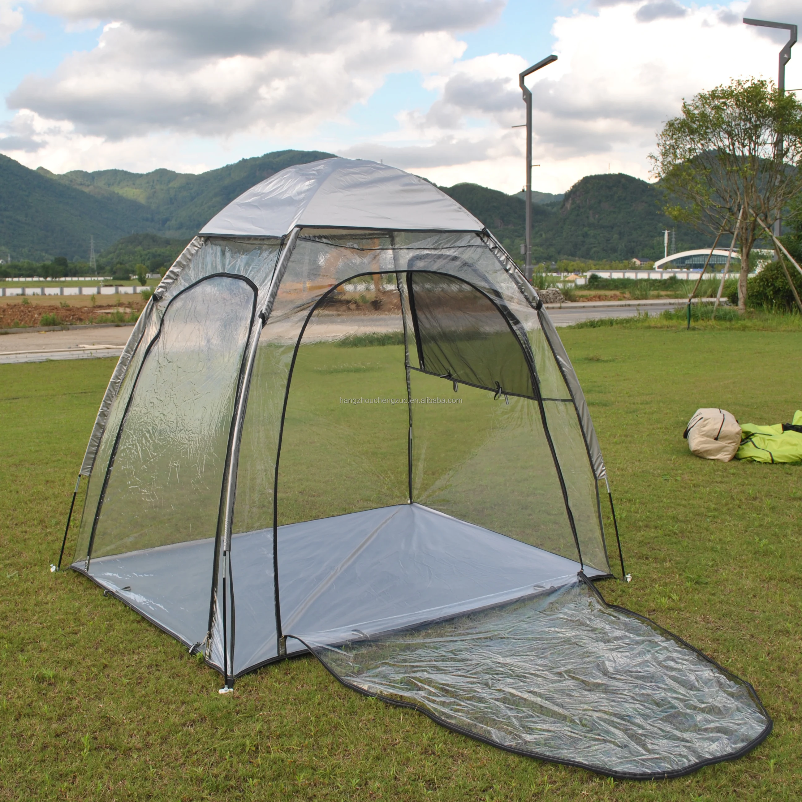 All Weather Sports Tent with Detachable Top Cover Waterproof Windproof ...