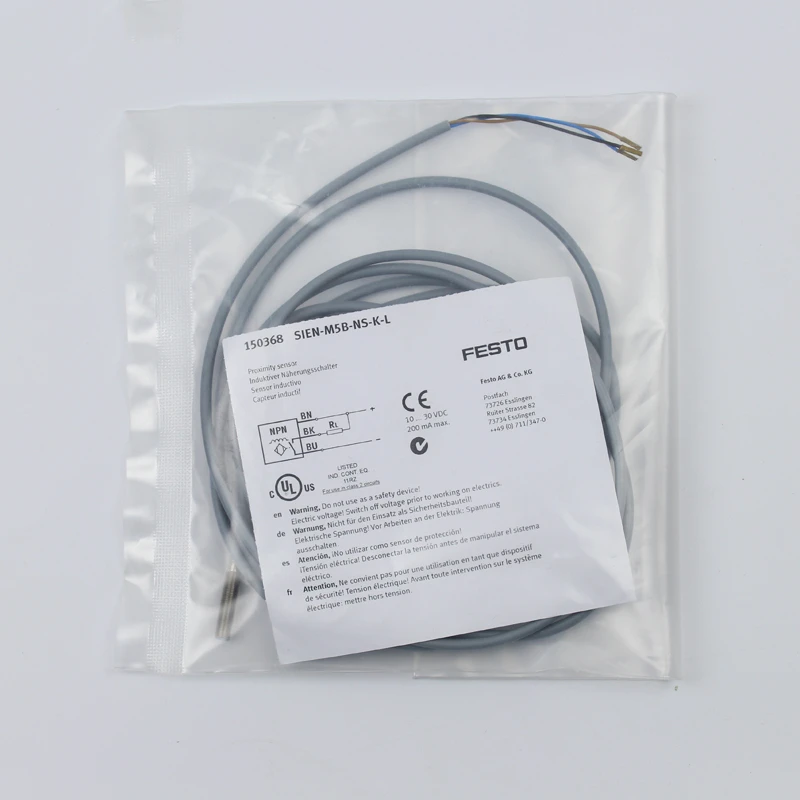 FFESTO- Magnet Switch Proximity Sensor SIEN-M8NB-PS-K-L SIEN SIEH-M8B ...