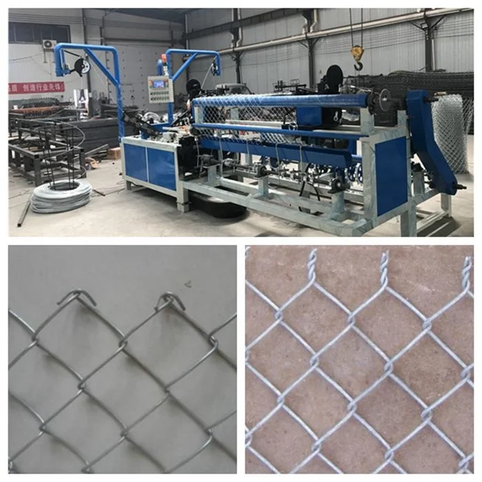 Fully Automatic Diamond Gi Wire Mesh Chain Link Fence Weaving Net ...