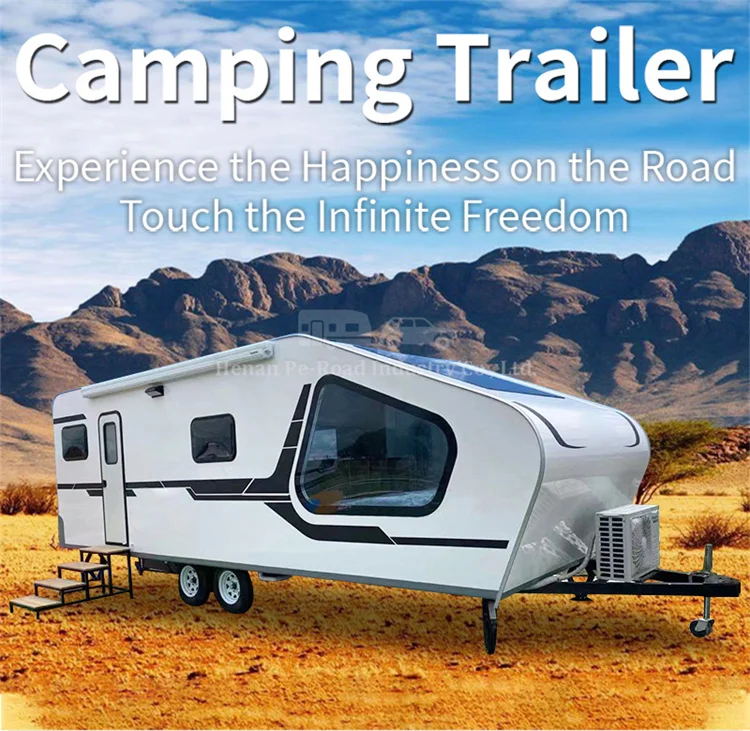 Large Size Fiberglass Light Travel Trailer Mobile Home Camping Rv ...