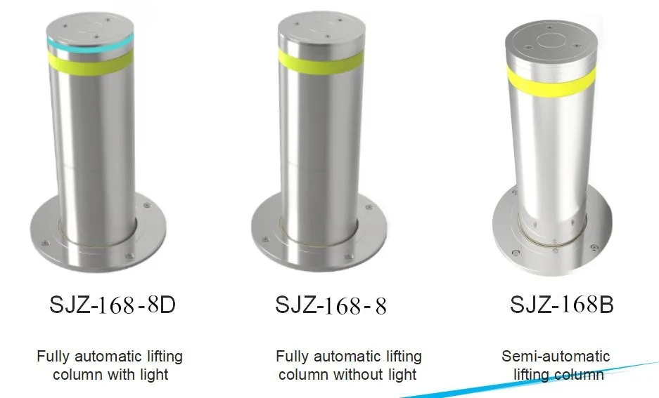 Rising Bollard Height Rising Remote Control Bollard Led Lighting ...
