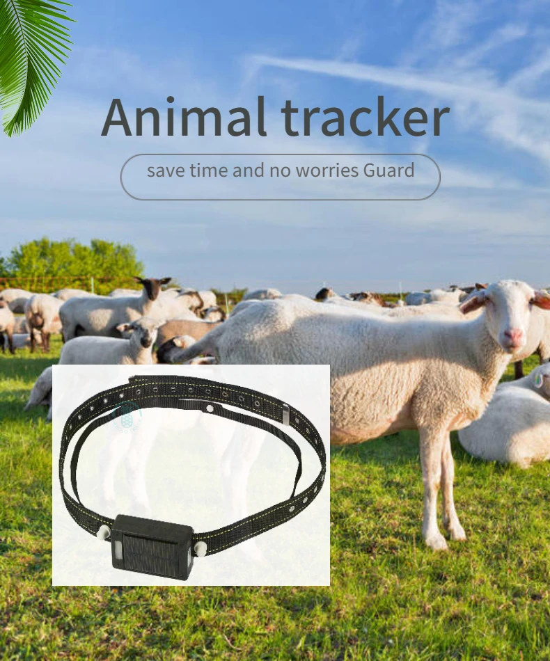 High Quality Waterproof Collar Tracking Device Solar Energy Charge ...