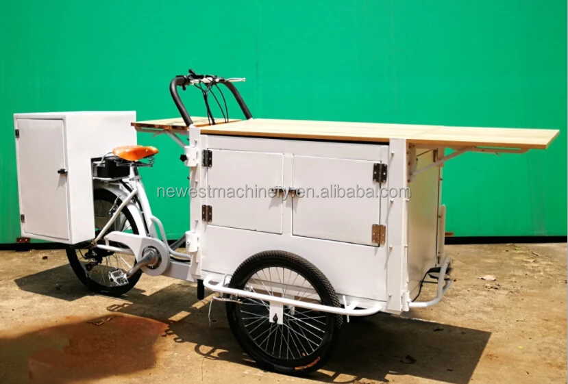 CE Electric Food Cart Tricycle for Fast Food Kiosk - Customizable ODM