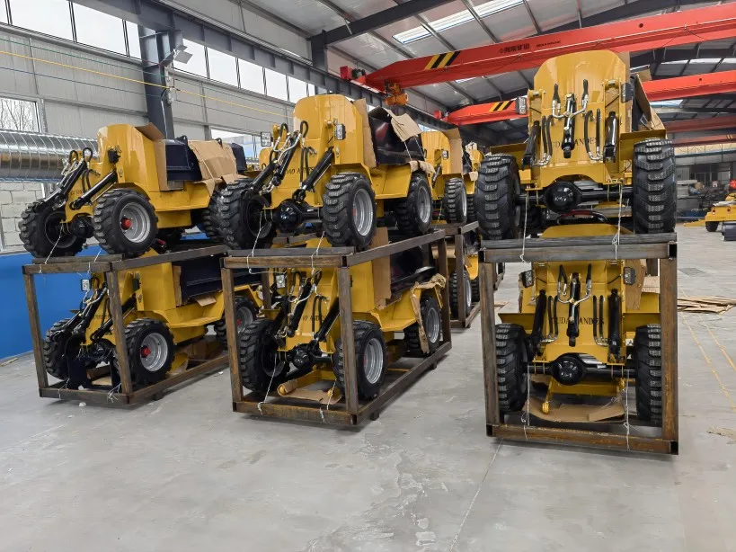 Electric Mini Loader 400kg Electric Front End Loader Multifunctional ...