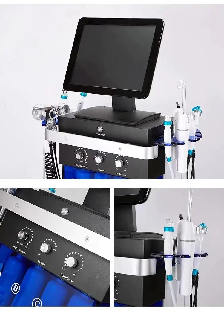 14 In 1 And 3 Hydro Facial Dermabrasion Machine Facial Machine Maquina ...
