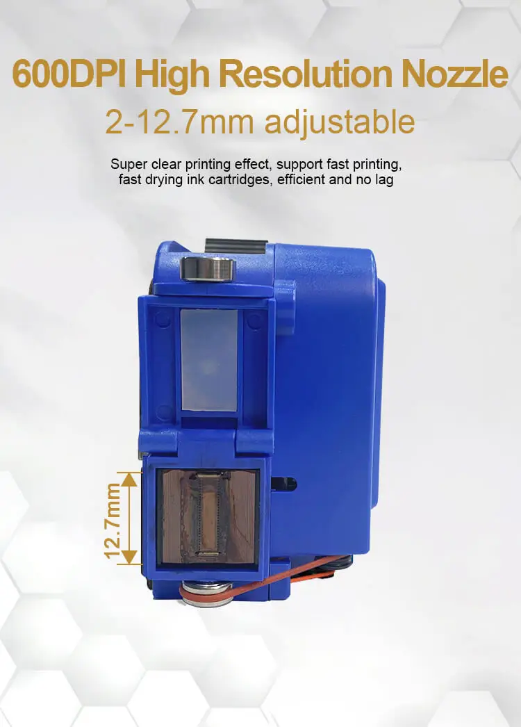 Mini Inkjet Printer - Portable Printing for Box Date & Codes