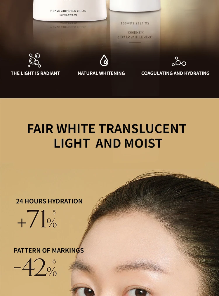 7 Days Skin Care Result Super Bleaching Lightening Cream Brightening ...