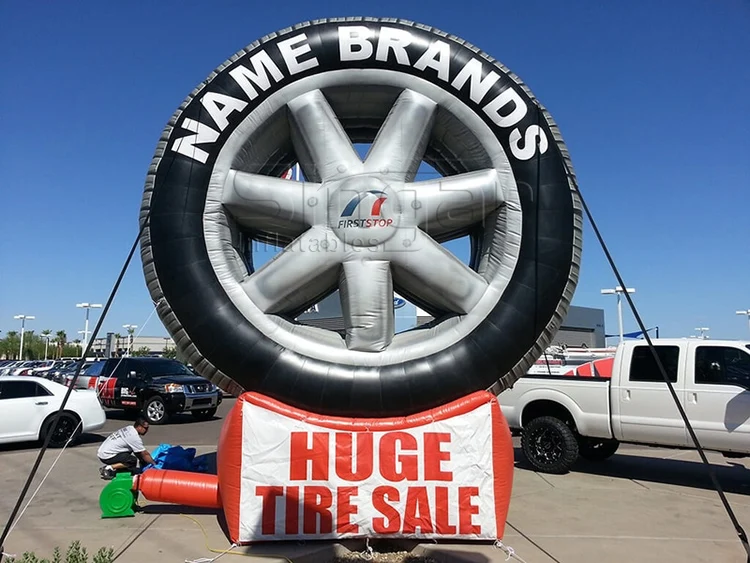 Giant Custom Inflatable Tire Tyre For Advertising - Buy Inflatable Tire ...