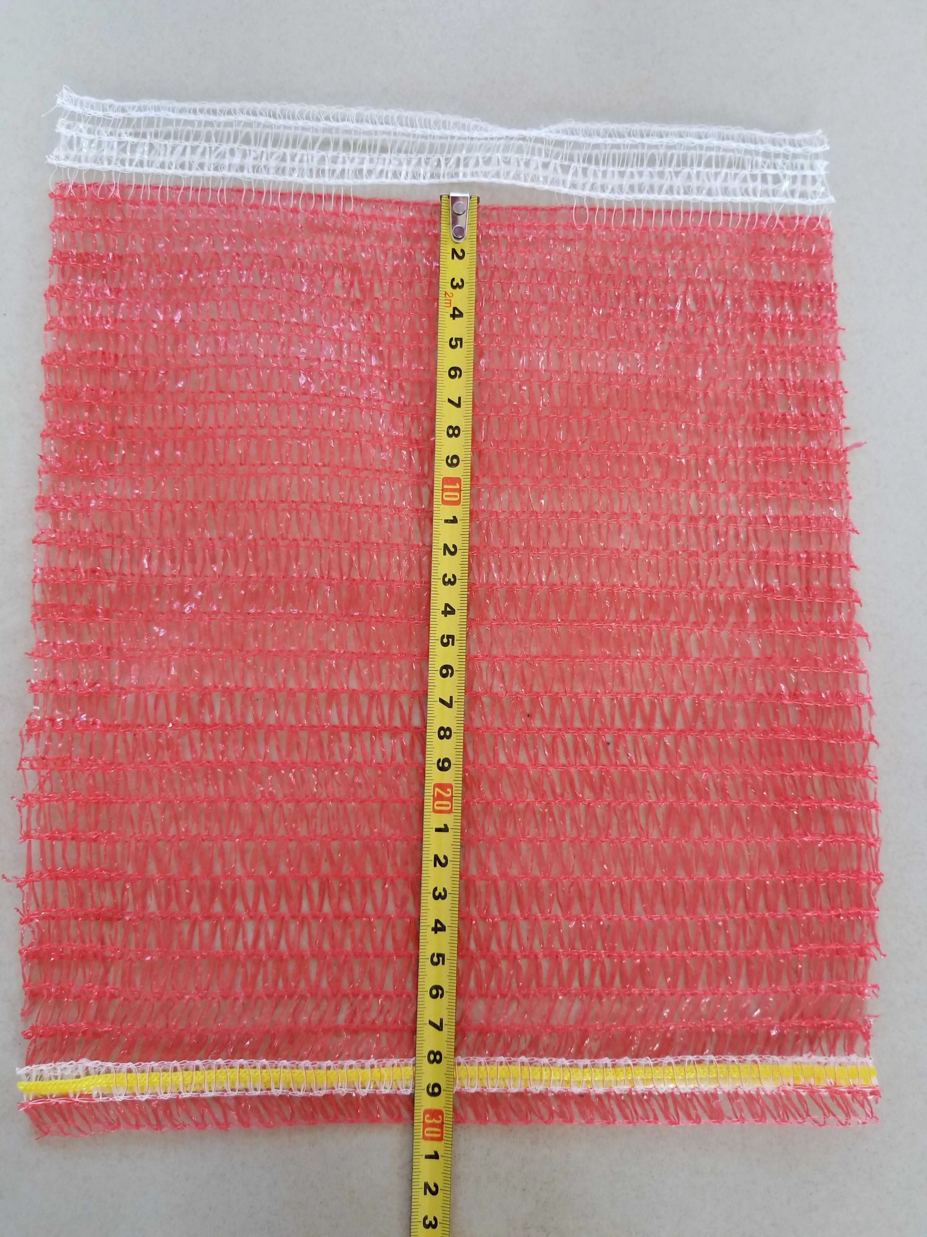 Customized 2.5kg 3kg 7kg Packing Sack Pe Leno Mesh Bag For Onion Potato ...