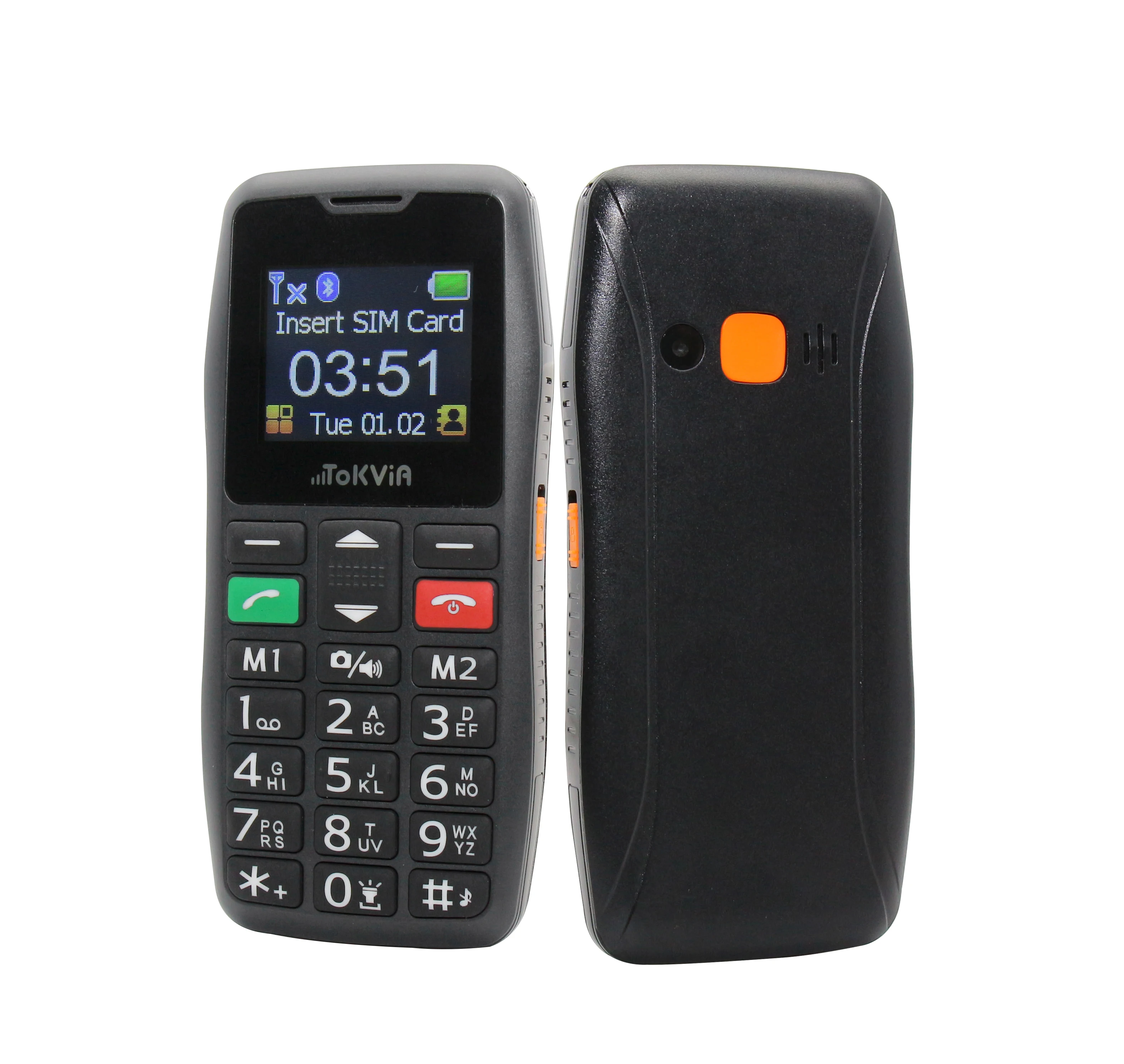 TOKVIA T102 - Senior Phone with Big Buttons & Loud Volume