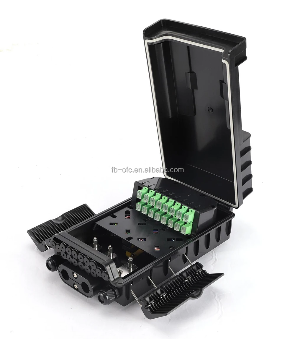 16 Core Fiber Optic Distribution Box 1*16 IP65 Waterproof Ftth ODP/ODB ...