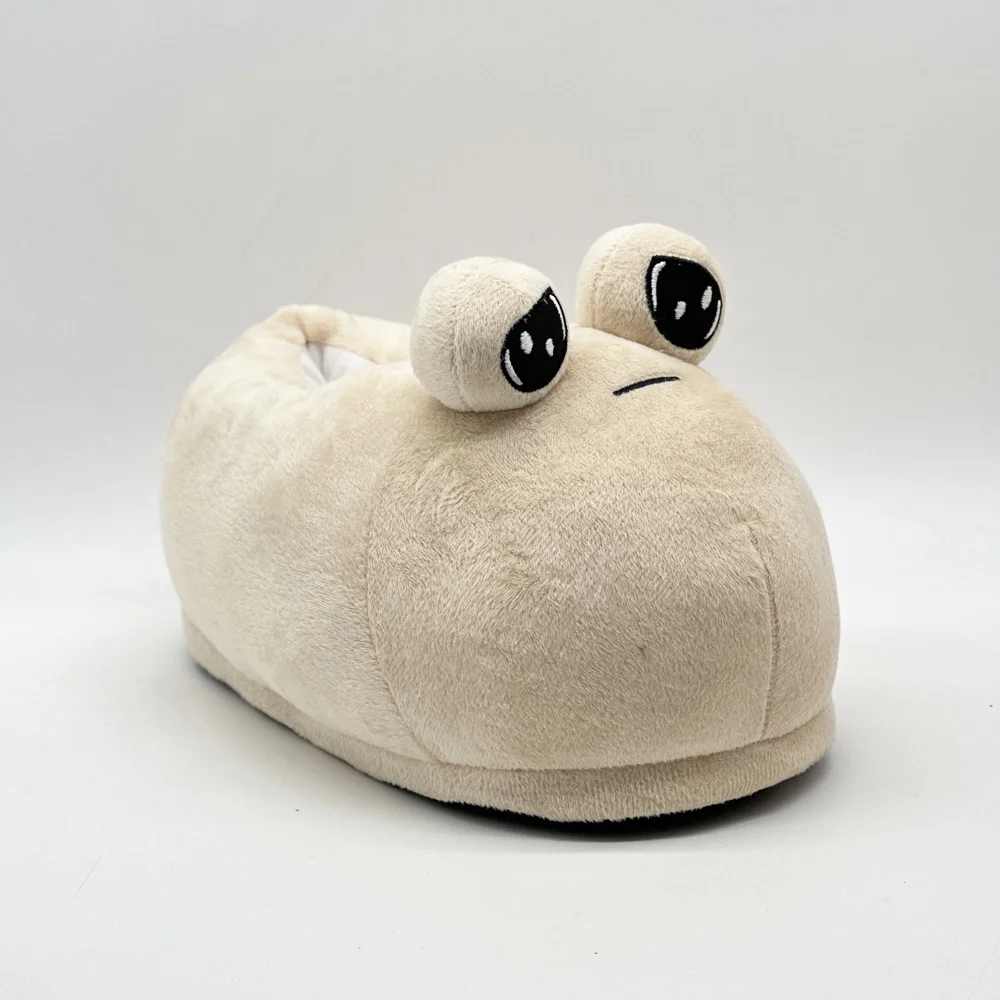 New Arrival Pou Alien Plush Slippers For Adults Home Slippers Plush Pou ...