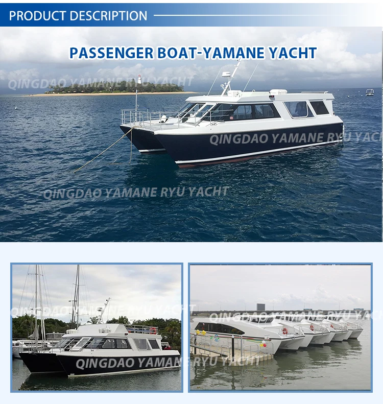 Fiberglass Tour Boat - 15.8m Passenger Ferry for 30+ People