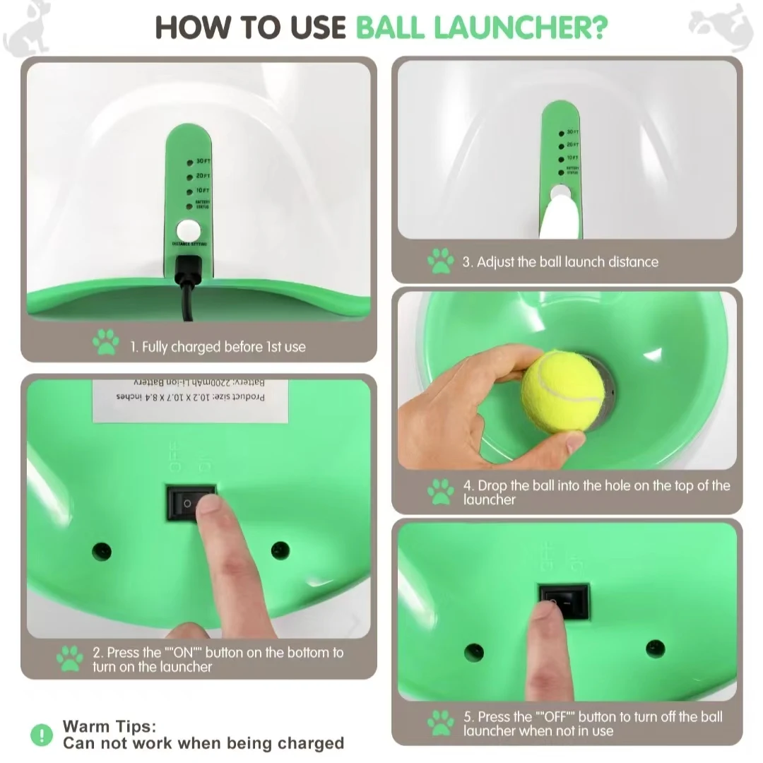 Fast Delivery Automatic Dog Toy Ball Launchers for Fetch