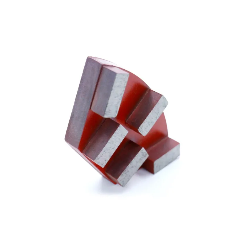 LITTLE ANT 5 Segments Trapezoid Hard Bond Diamond Grinding Block Plate ...