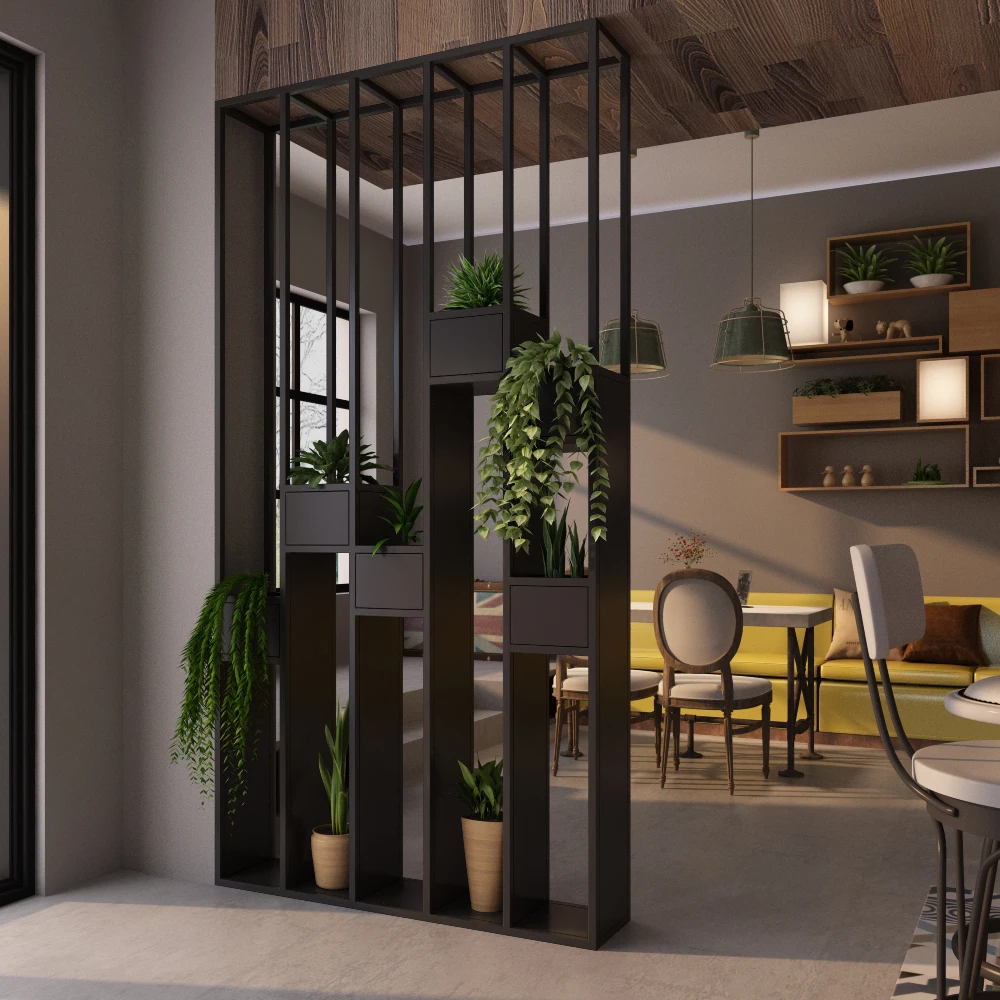 AXYZ Storage Rack Partitions - Industrial Living Room Dividers