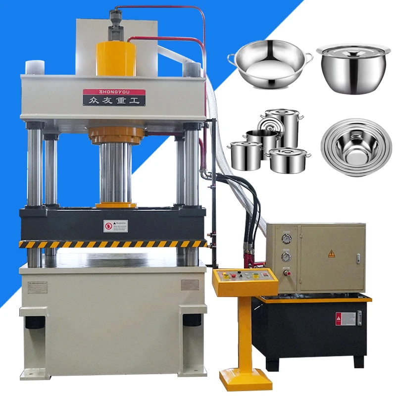 200 Ton 315 ton 400T pot Making Machine Metal Forming Hydraulic Press ...