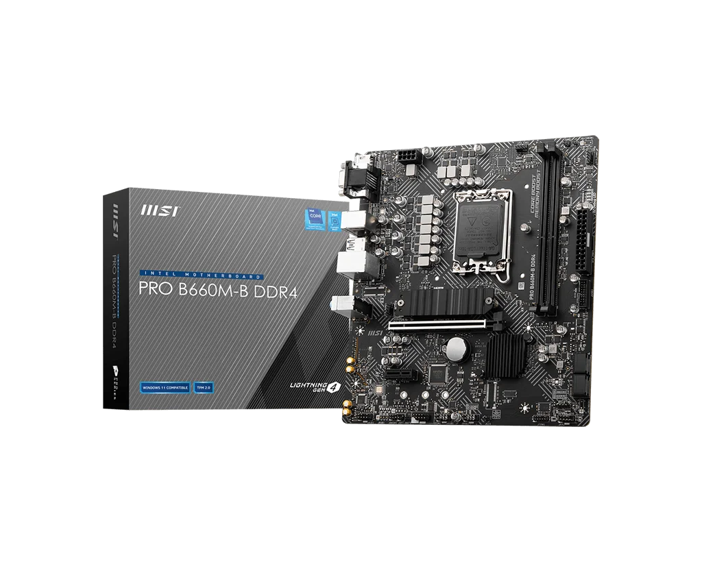 Cheap Computer Motherboard Pro B660m-b 2x Ddr4 Lga 1700 Support 9th ...