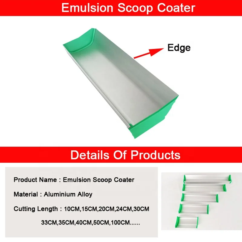 Aluminium Emulsion Scoop Coater for Screen Printing