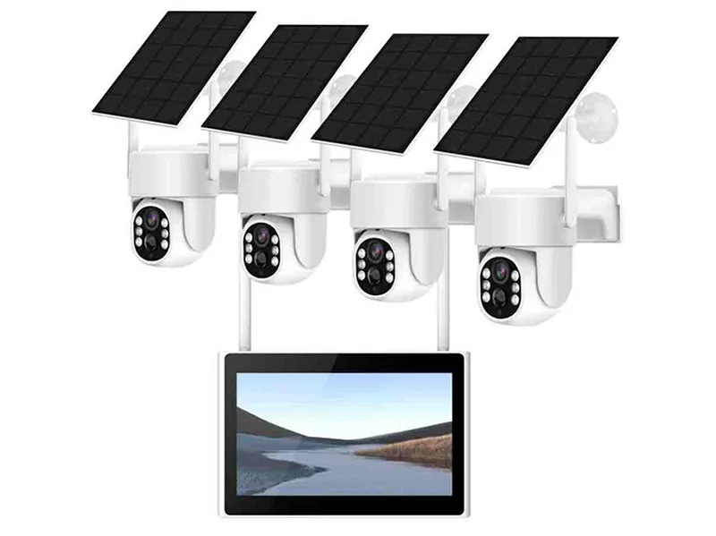 Saikiot Eseecloud 4CH Solar Wireless NVR Kit - 4MP Cameras