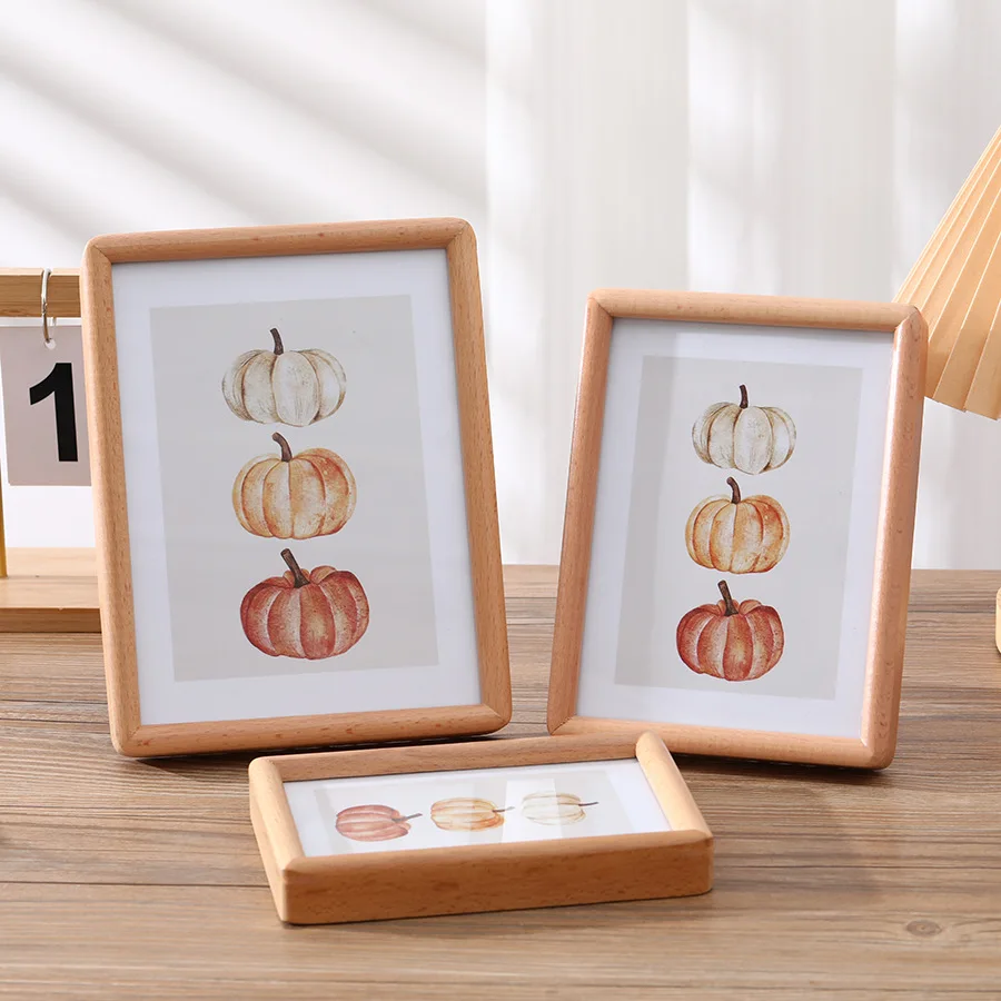 Wholesale Solid Wood Photo Frames Multifunctional Desk Calendar Frames ...