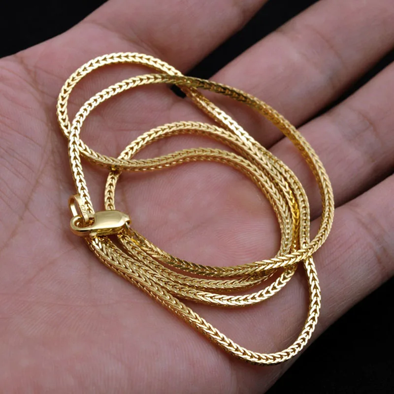 18K Plated Gold Chain, Custom Gold Plated Chain Roll for Jewelry Making ...