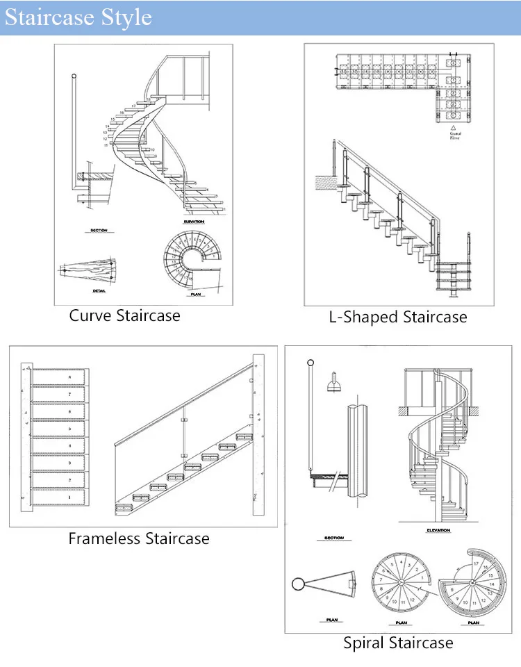 Prima Circular Staircase Railing Channel Steel Staircase