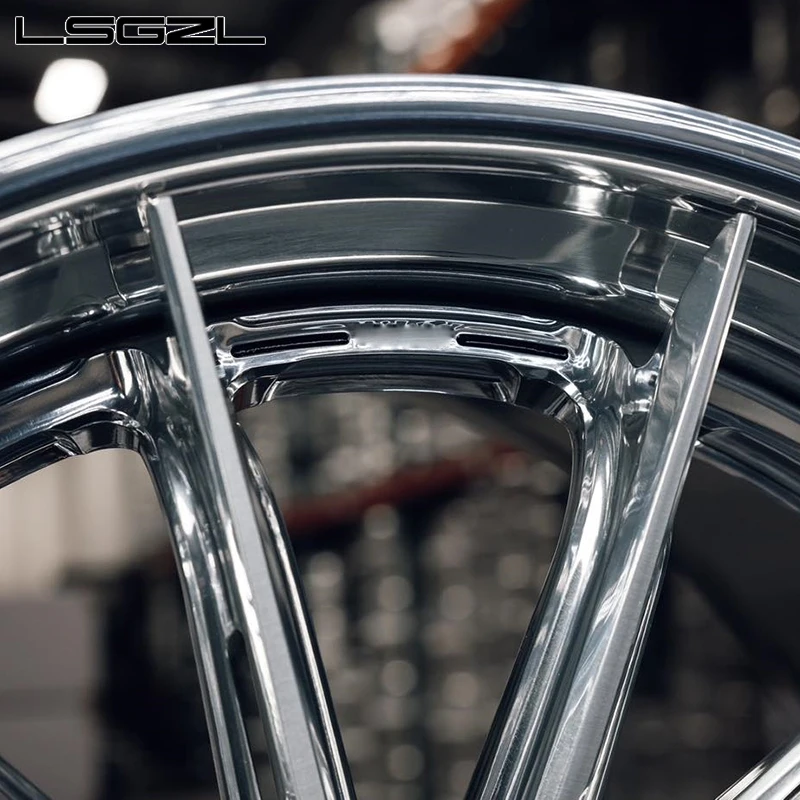 Chrome Polishing Passenger Car Wheels Forged Rims Aluminum Alloy for RR ...