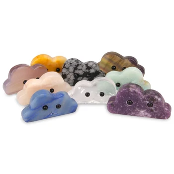 Crystal Cloud Shape Hand-carved Polished Crystal Gemstone Cute Cloud ...