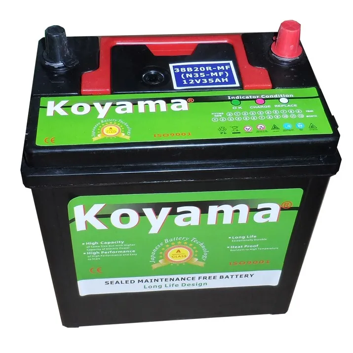 12V 35Ah MF Car Starting Battery 38B20R Automobile Battery| Alibaba.com