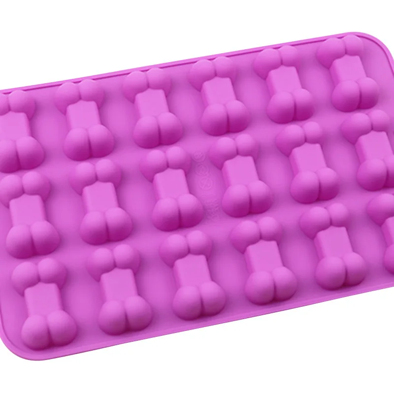 18 Cavities Bone Shape Silicone Chocolate Mold Silicone Ice Mold Baking ...