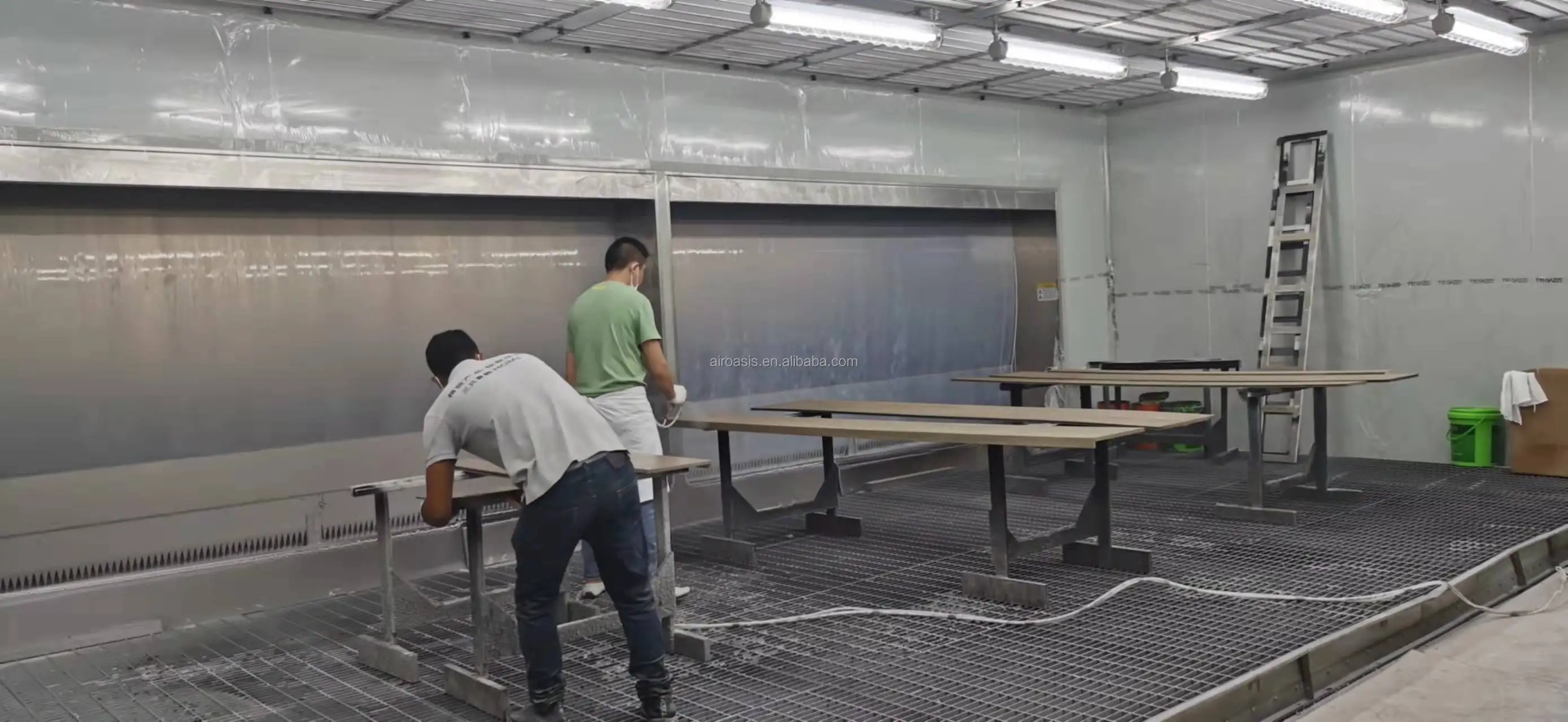 Furniture Painting Water Curtain Spray Painting Booth Customizable ...