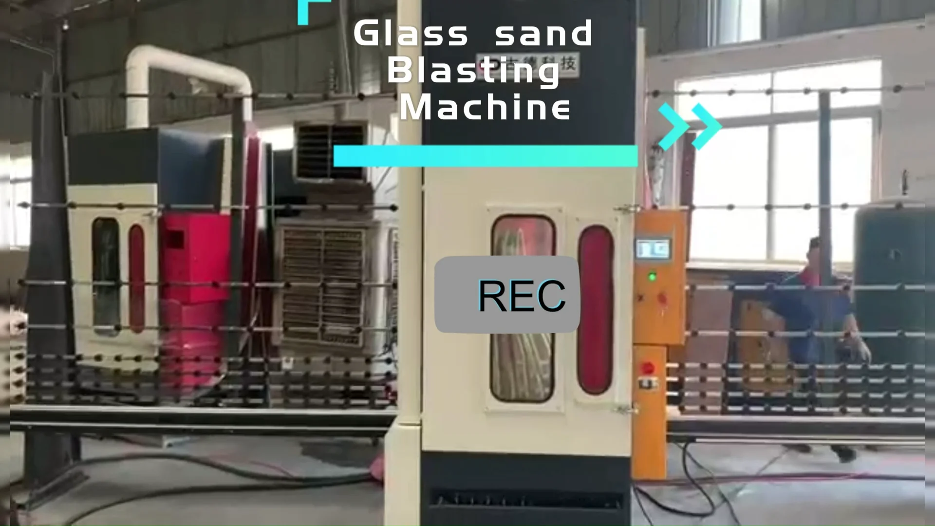 Vertical Type Fully Automatic Sander Sandblaster Glass Samblaste ...