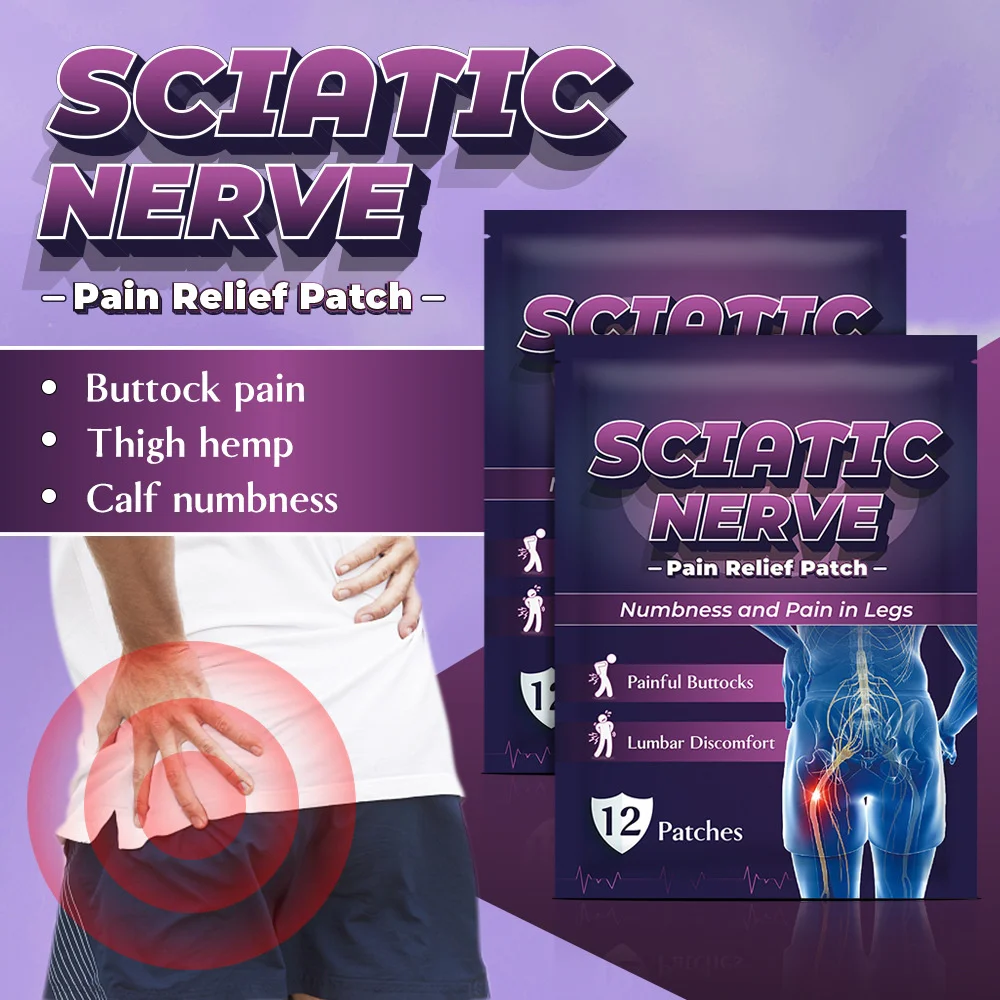 Sumifun Sciatic Nerve Pain Relief Patch - Fast Acting Acupuncture Pads ...