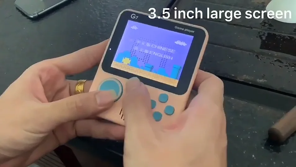 G7 Game Console Newest Mini Retro Handheld Portable G5 Game Console 3.5 ...