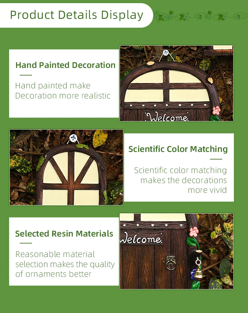 5.9inch Fairy Gate Hanging Resin Fairy Gate Sculpture Decoration Fairy ...