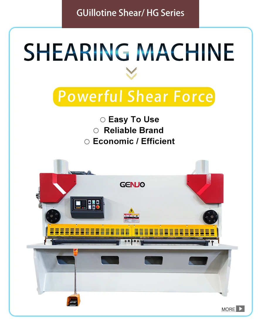 High Speed Hydraulic Shearing Machine - GENUO Quality