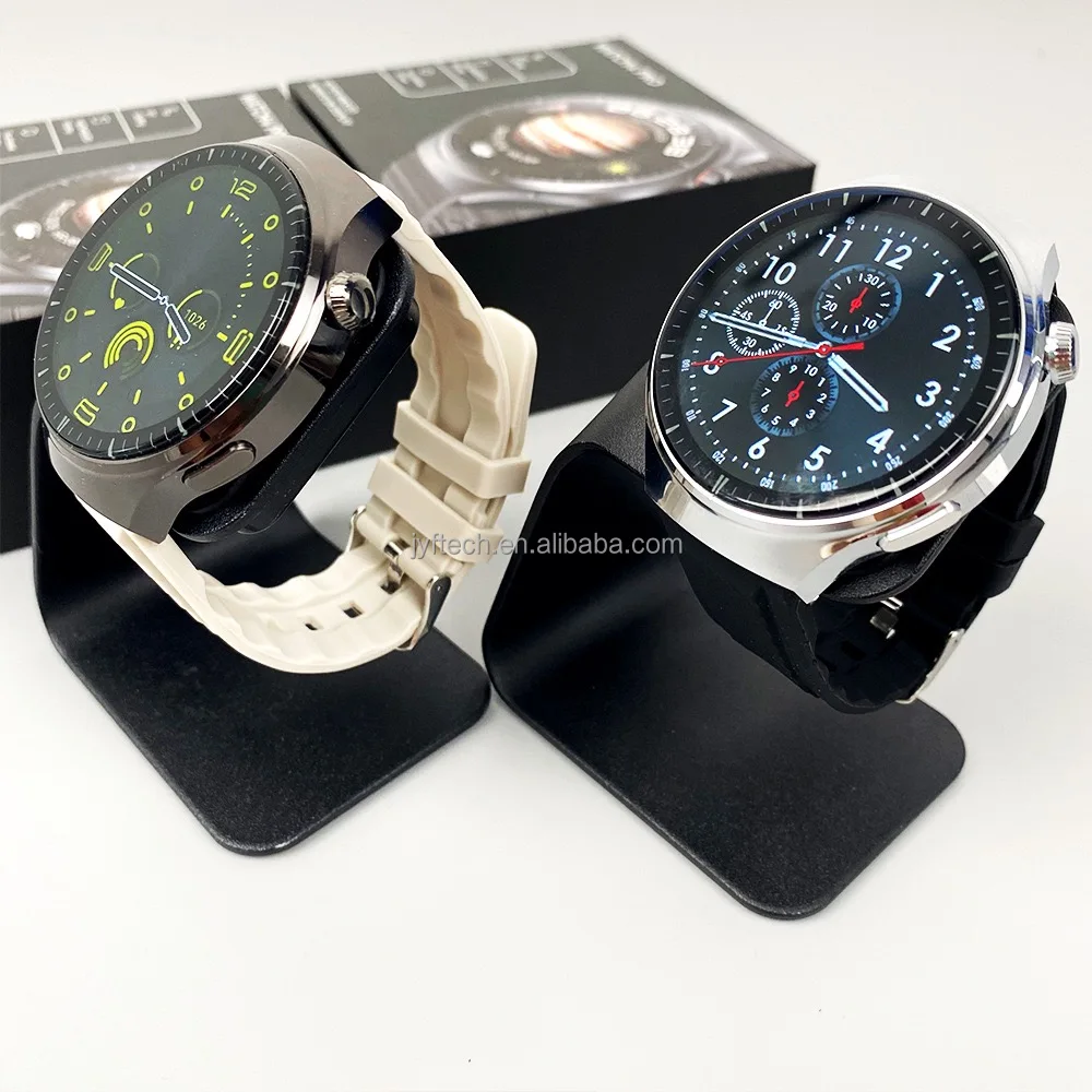 New Watch4 Pro Round Smart Watch Heart Rate Monitoring Bt Call Gt4 ...