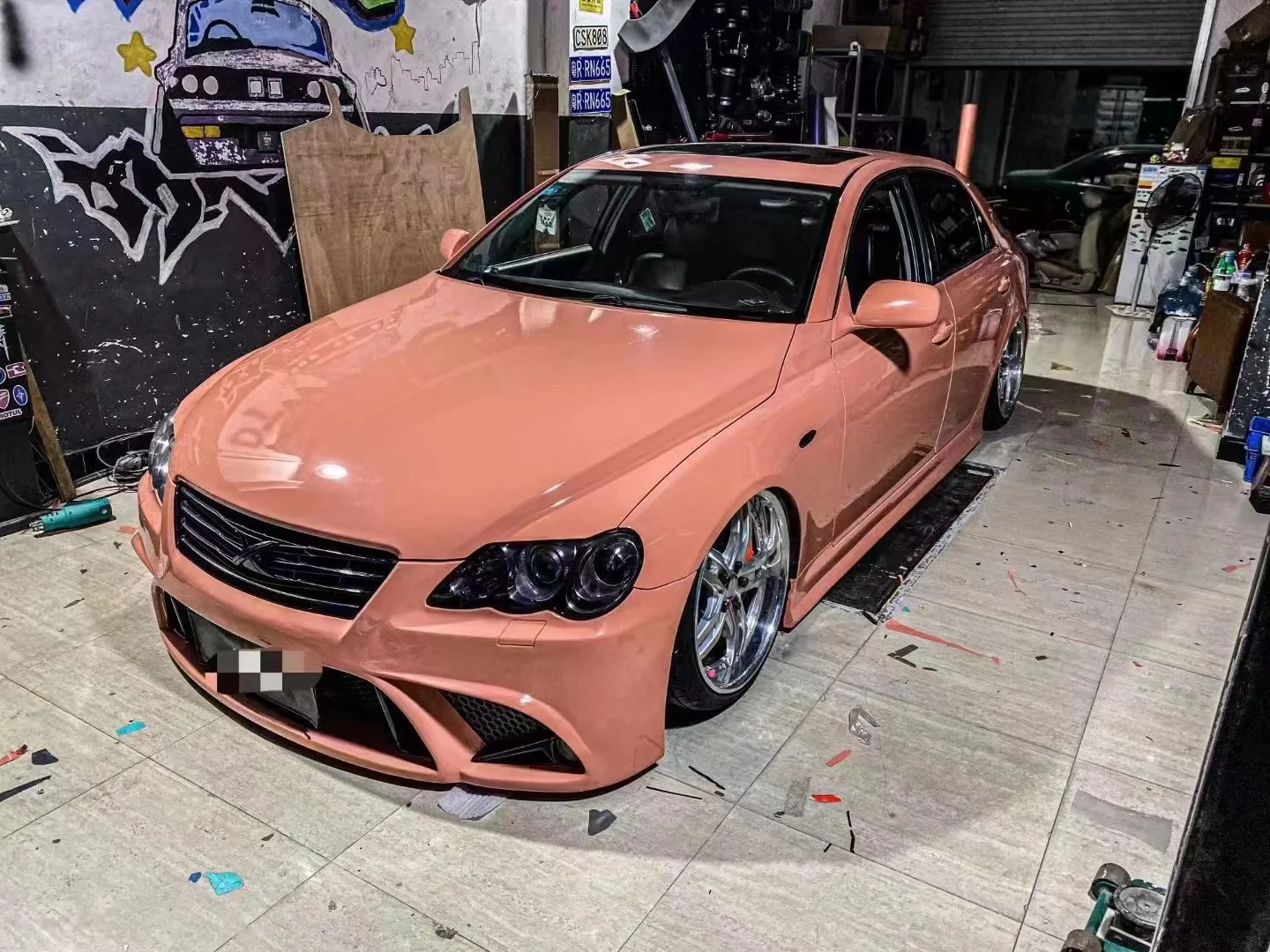 Chengfeng Body Kit - Front Bumper for Toyota Mark X 2005-2009