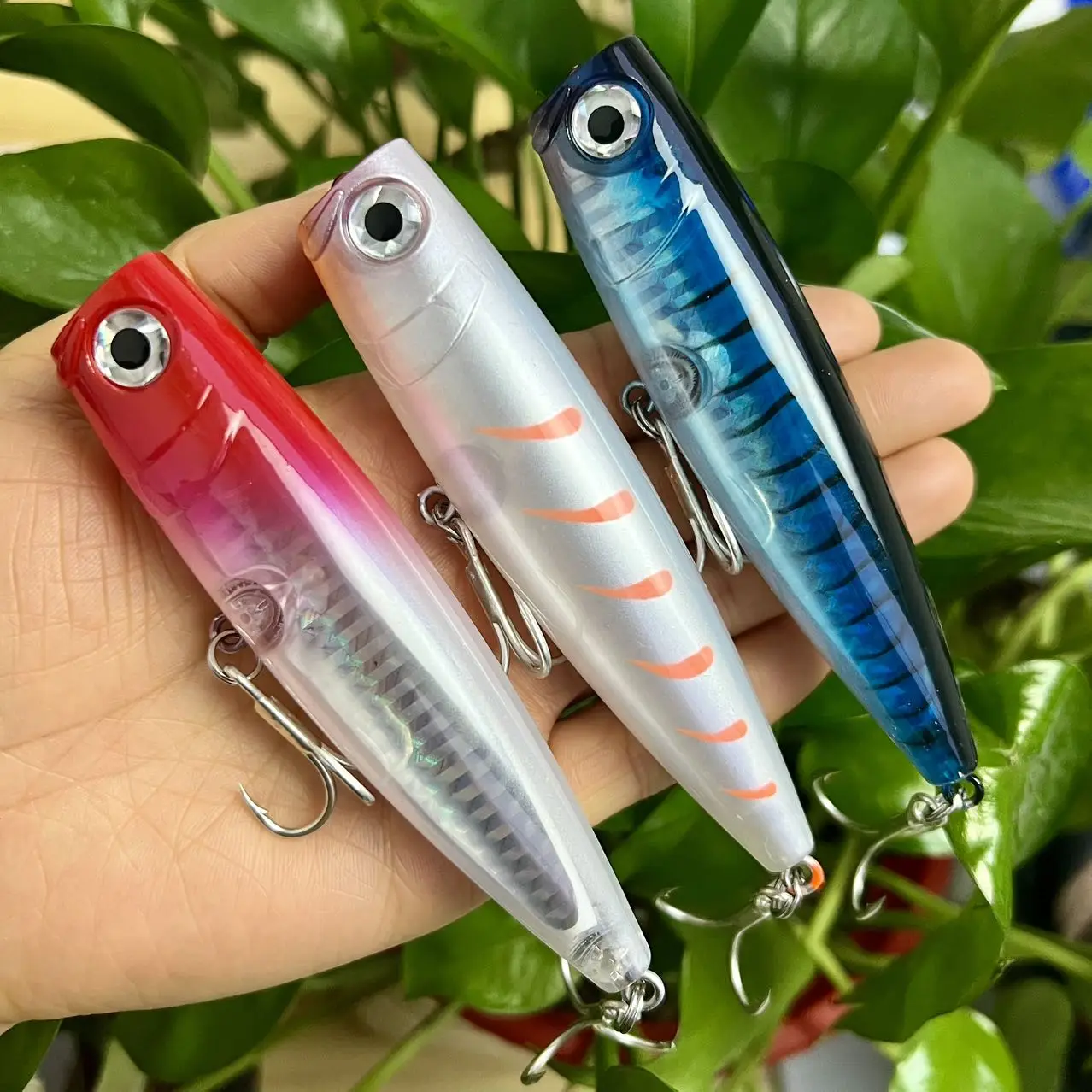 105mm 23g Popper Lures - Effective Saltwater Fishing Baits